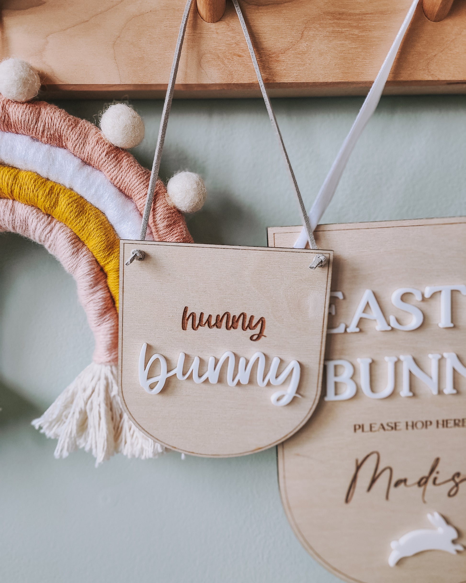 Hunny bunny mini hanging banner – The Fox and the King